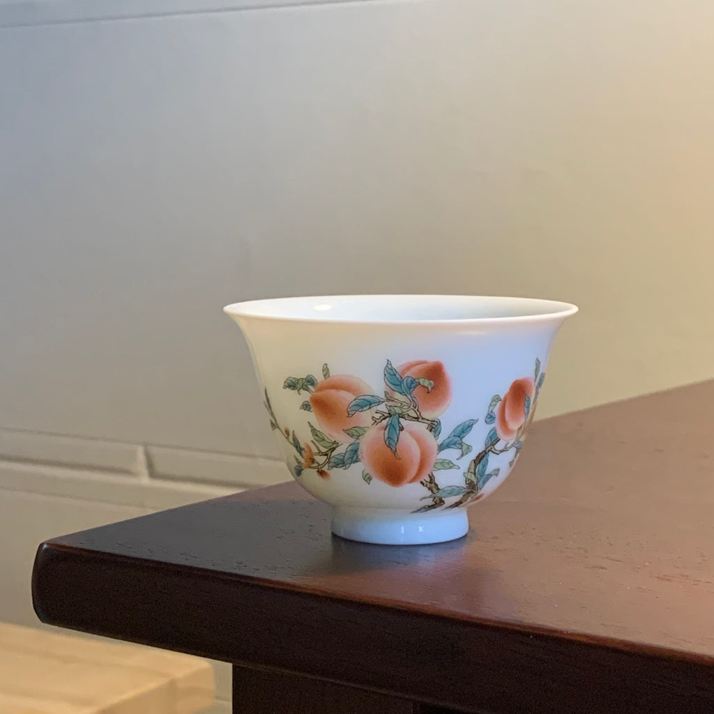 Longevity Peach Teacup, 80mL – Purple Cloud Tea House