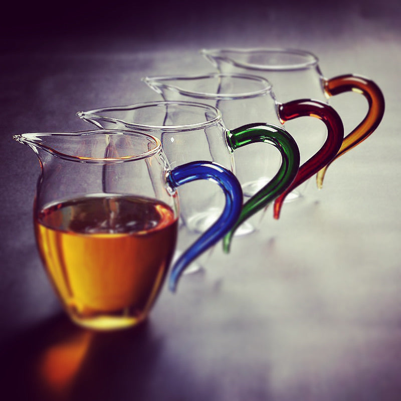 Glass Gong Dao Bei / Fairness Pitcher, 300mL – Purple Cloud Tea House