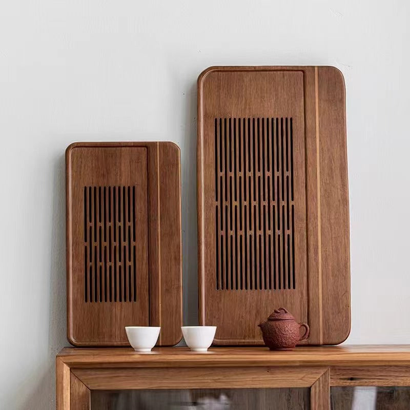 Premium Strand Bamboo Tea Tray – Purple Cloud Tea House