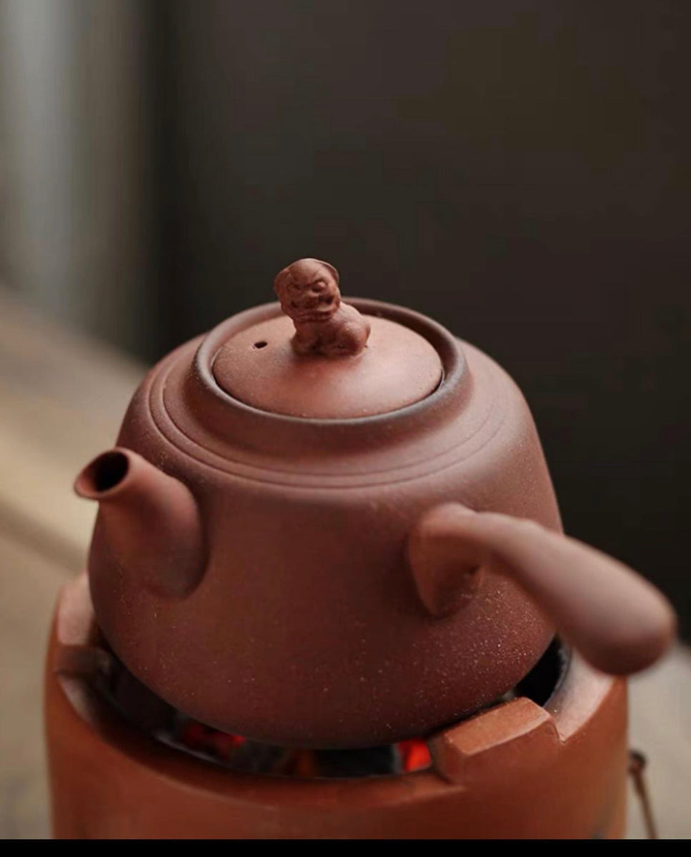 Lion Sha Diao 砂銚 (Kettle), 300mL – Purple Cloud Tea House